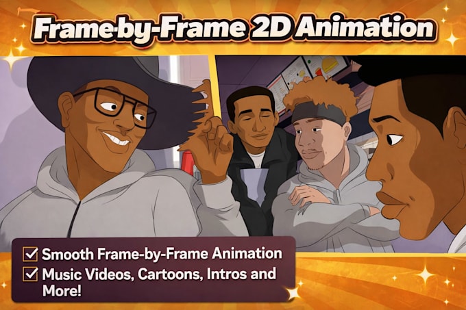 Frame by frame animation animated video cartoon animation 2d music ...
