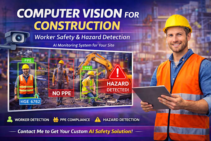 Develop computer vision for construction worker safety and hazard ...