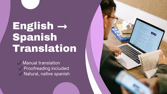 Translate english to spanish manually and professionally by ...