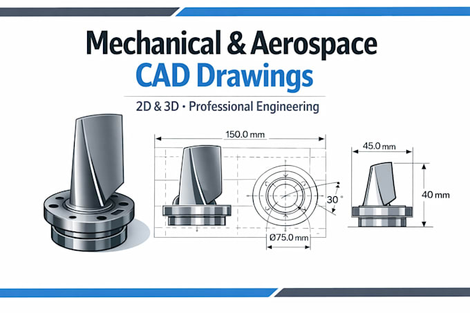 Create professional mechanical and aerospace engineering drawings in ...