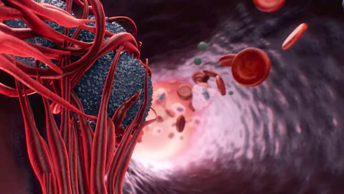 Make 3d medical animation for drug mechanism of action moa, molecular ...
