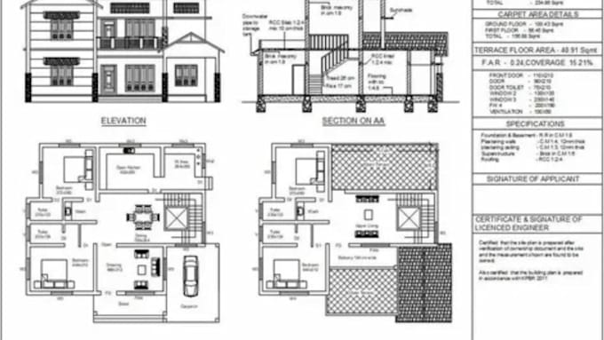 Design professional architectural floor plans with house plan, 2d ...