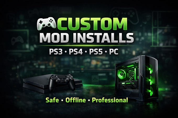 Install custom game mods and modded saves by Carsen_dial | Fiverr