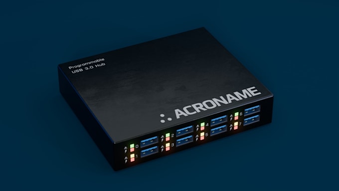 Create a technical 3d product animation for industrial hardware or ...