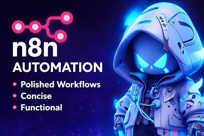 Automate tasks and processes using n8n by Thegigaster | Fiverr