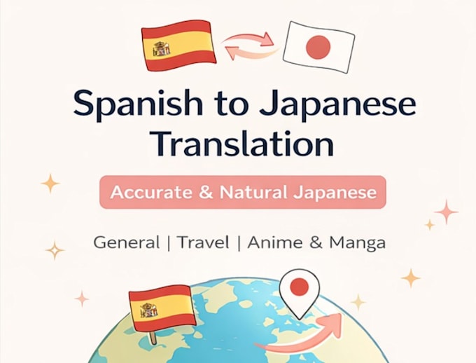 Translate spanish to japanese accurately and naturally by Misaki1125 ...