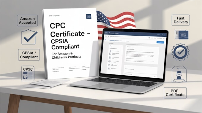 Provide cpsia compliant cpc certificate for amazon and us products by ...