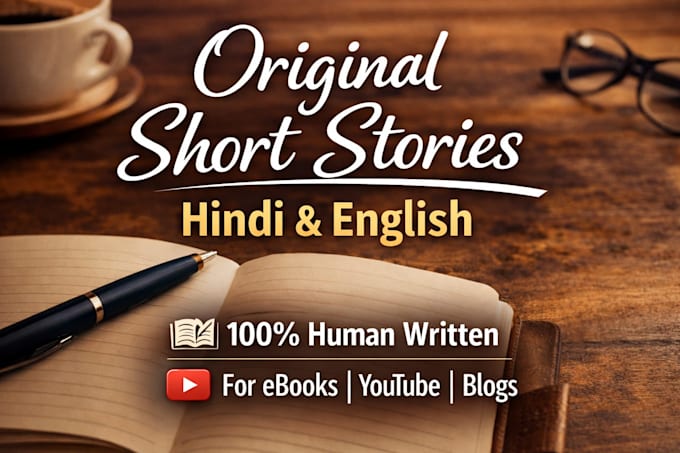 Write original hindi and english short stories by Curio_cabin | Fiverr