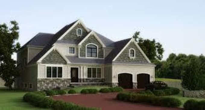 Design 3d exterior rendering 3d architectural visualization house home ...