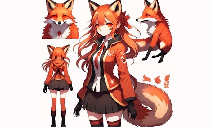 Draw furry ref sheet anthro character fursona design nsfw oc ref sheet ...