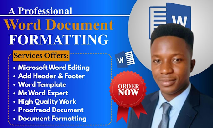 Professionally format, edit, and design your microsoft word, document formatting by Kelvin_pen02 ...