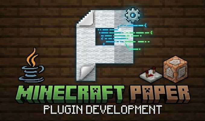 Create minecraft custom paper plugins for servers by Sheraz__s | Fiverr