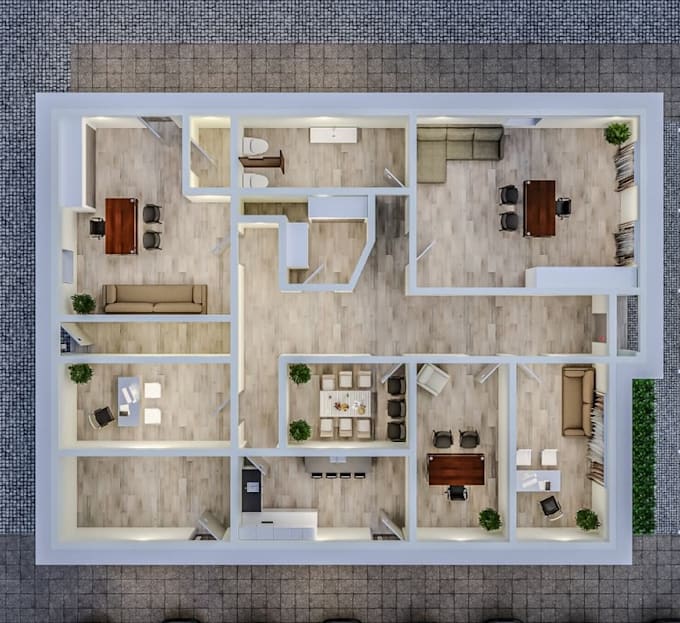 Design autocad 2d floor plans, 3d floor plans, and architectural ...