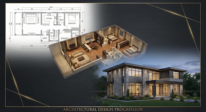 Do custom 3d floor plans and 2d layouts house plan for your project ...