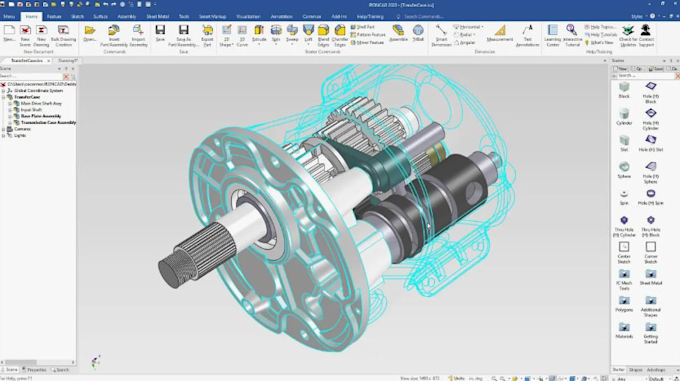 3dmechanical cad engine gears industrial machine design 3d cad ...