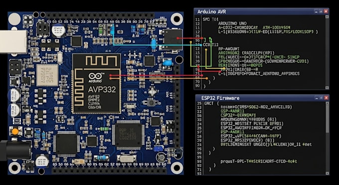 Concevoir un circuit imprimé esp32 avec schéma arduino, esp8266, code ...
