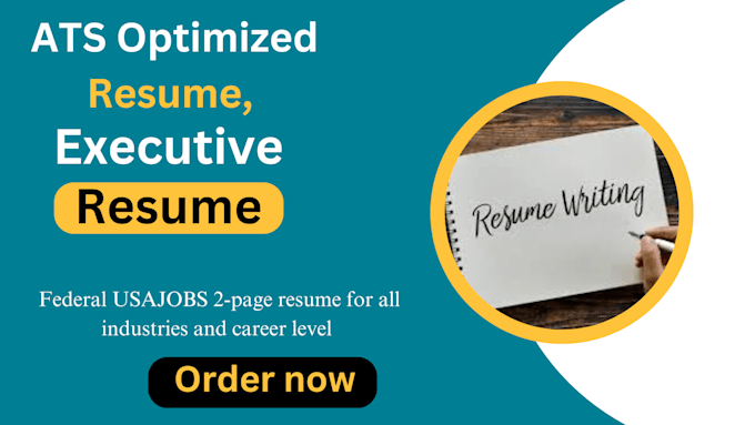 Optimize 24hrs ats resume writing, executive cv, usajobs federal resume ...