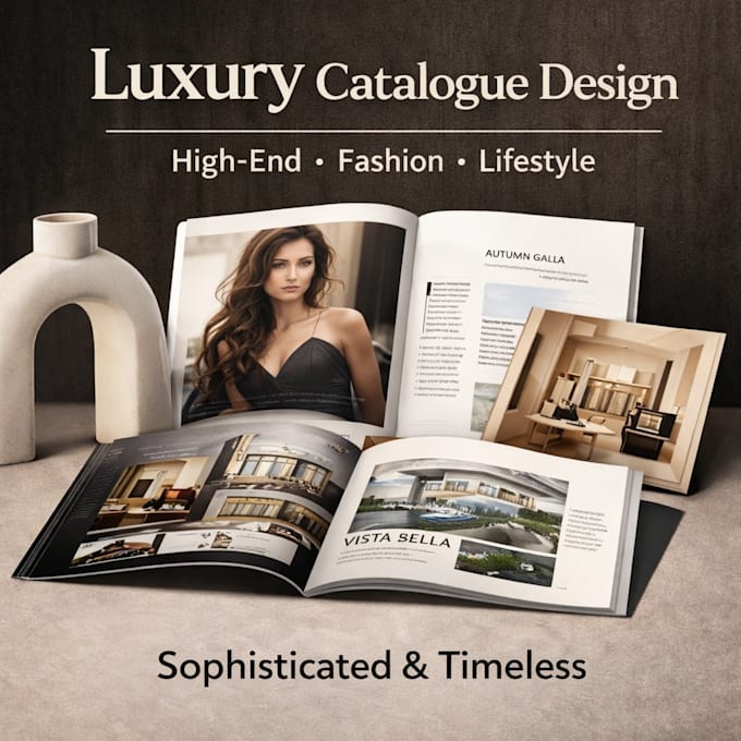 Design luxury catalogue, magazine, brochure and lookbook design in ...