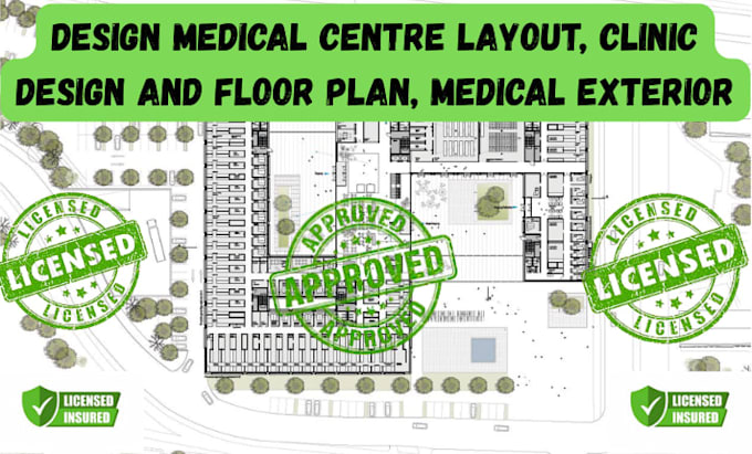 Design medical centre layout, clinic design and floor plan, medical ...