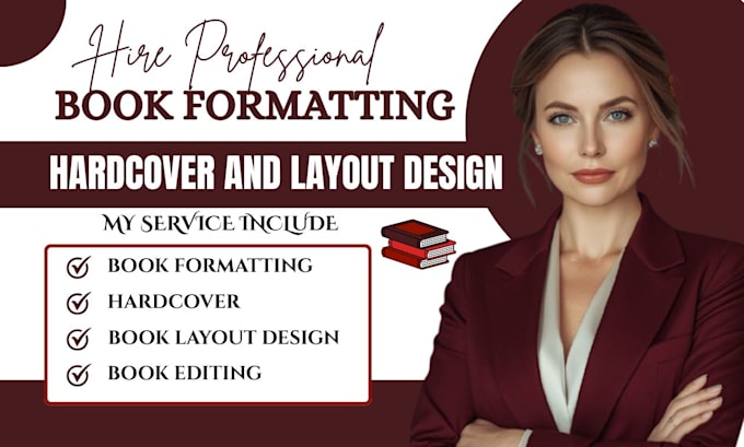 Expertly do book editing book formatting and book layout design by ...