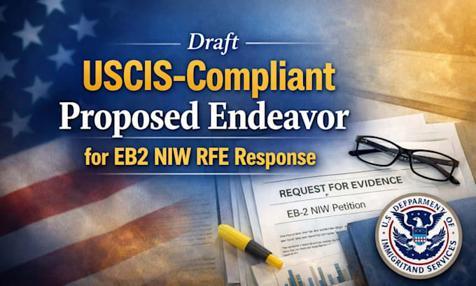 Draft rfe response proposed endeavor for eb2 niw uscis compliant by ...