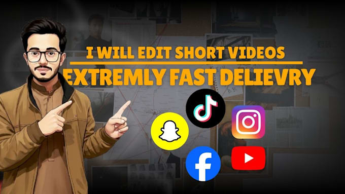 Edit tiktok, instagram reels, or youtube shorts under 24 hrs by Rufiboy ...