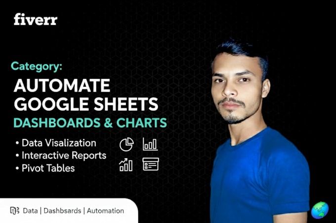 Create interactive google sheets dashboards by Puredata_radhe | Fiverr