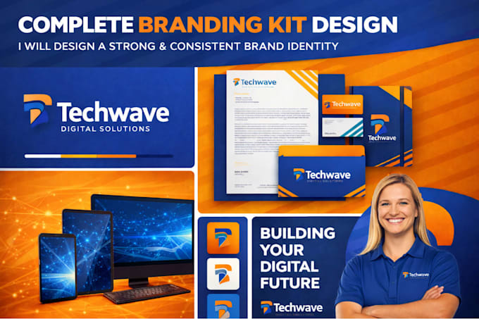 Design full branding kit, brand guidelines, brand style guide identity ...