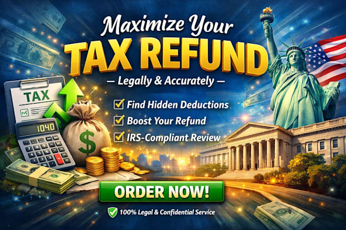 Review and maximize your tax refund legally and accurately by ...
