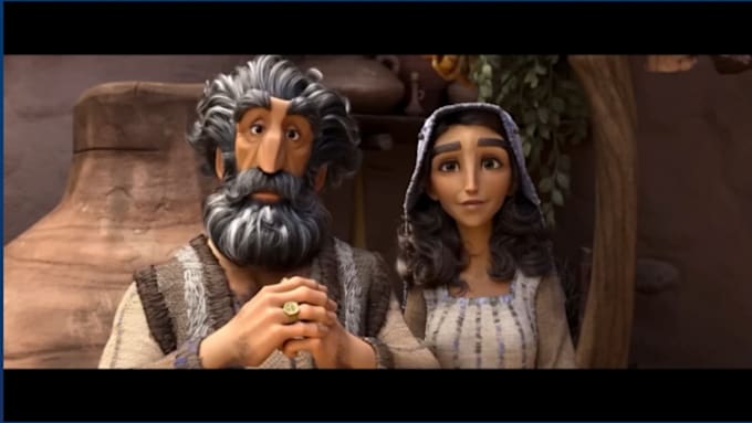 Create 3d ai bible video, ai bible story, disney pixar style, ai ...