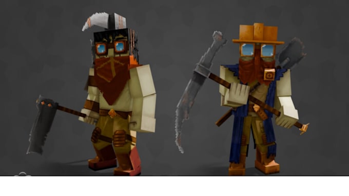 Design blockbench model for minecraft and hytale by Maleekido23 | Fiverr