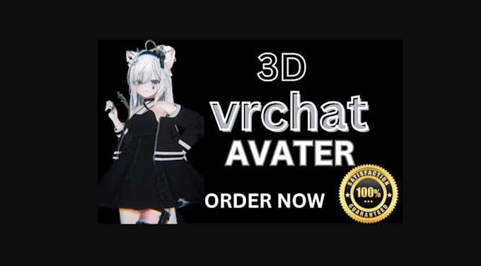 Edit and create custom 3d vrchat avatars furry anime 3d model vrc ...
