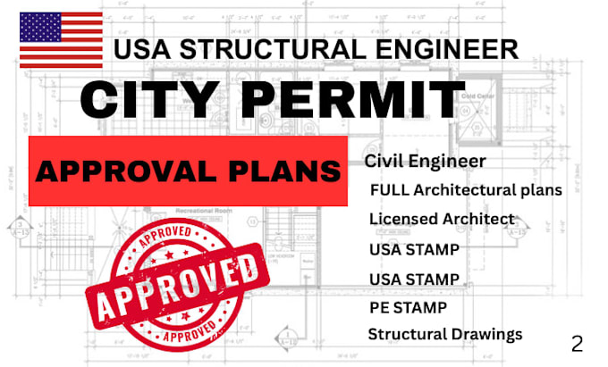 Licensed architects,civil and structural engineer stamp architectural ...