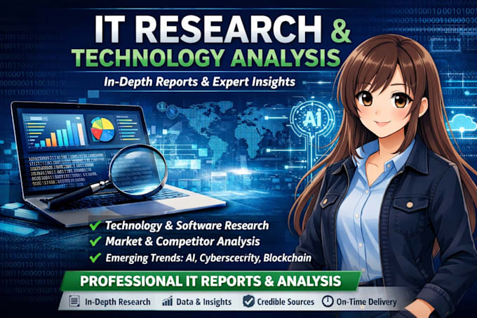 Conduct in depth it and technology research for your project by ...