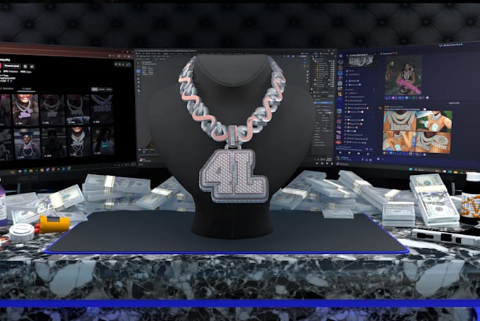Create custom fivem chains, jewelry and 3d accessories, server ready by ...