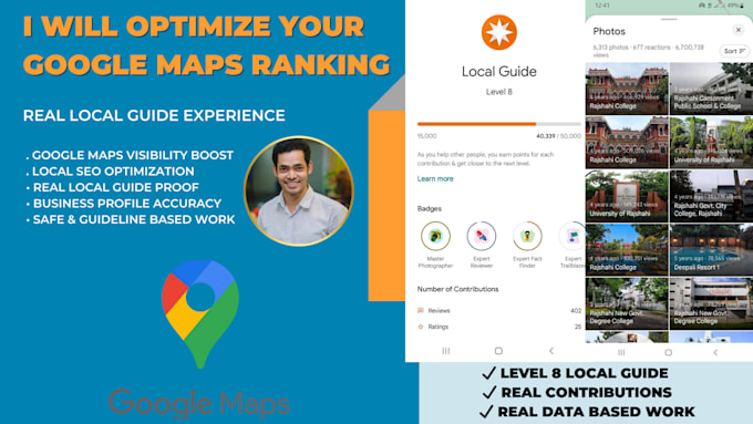 Improve your google maps ranking with real local guide seo by ...