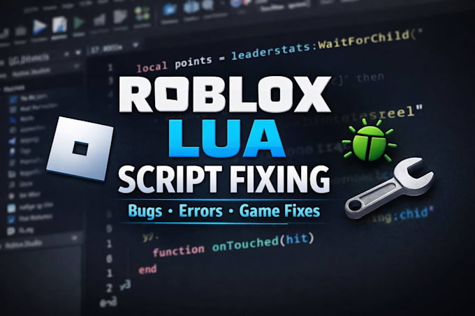 Arreglar scripts de roblox lua, bugs y errores en roblox studio
