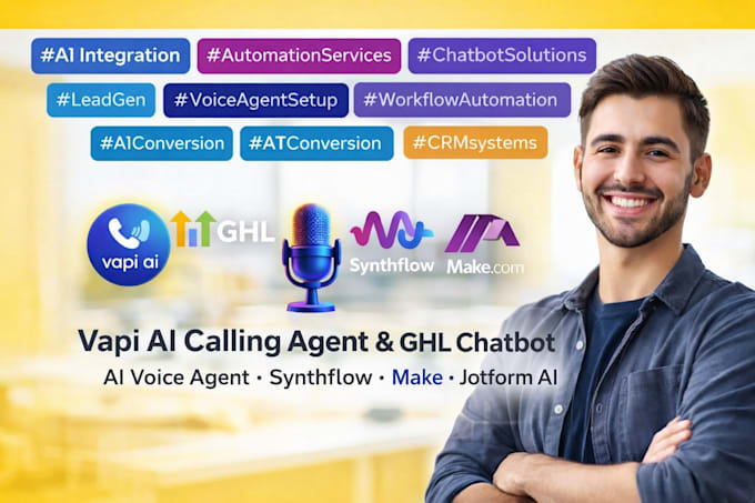 Vapi ai calling agent ghl chatbot ai voice agent synthflow make com ...