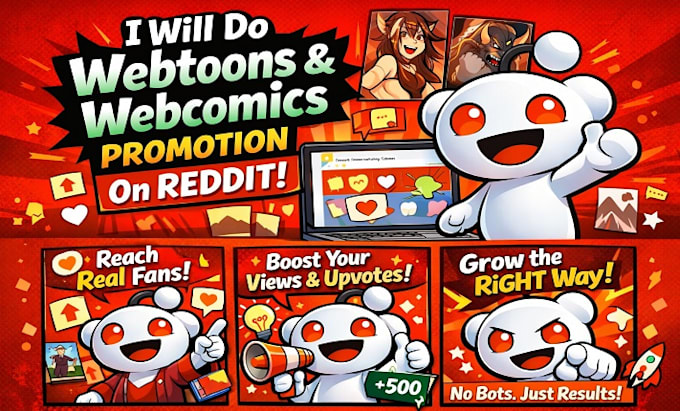 Promote your webtoon, webcomic promotion, comic, tapas, manga via ...