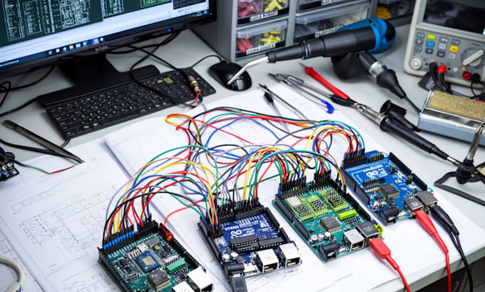 Make hardware prototyping, schematic, pcb circuit design, esp32 ...