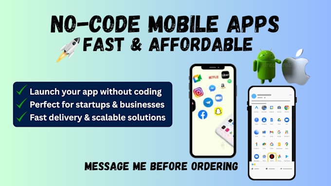 Build a no code mobile app using glide or flutterflow by Ambrose_o29 ...