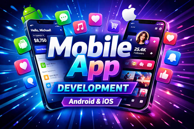 Develop mobile apps for android and ios using modern ui and clean ...