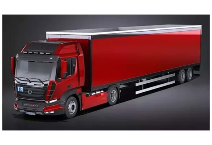 Create realistic 3d truck model vehicle design mini truck rc car fivem ...