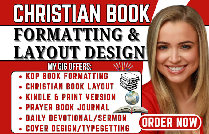 Design, format christian ebook, prayer journal, daily devotional book ...