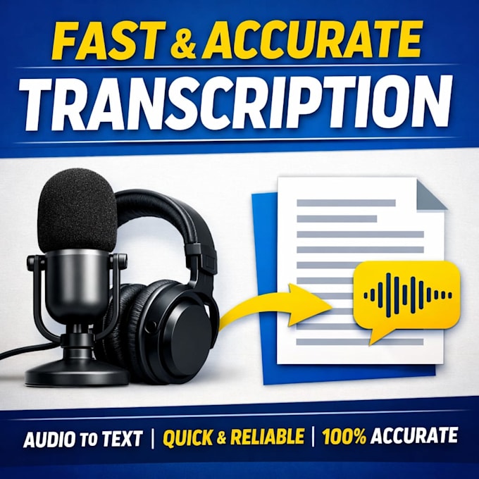 Provide fast and accurate transcription, typing and data entry by ...