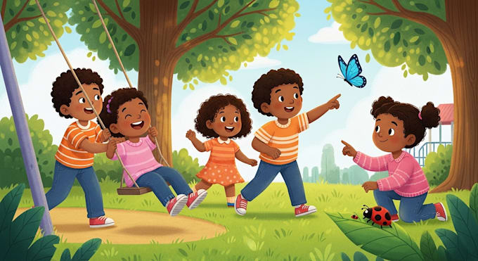 Illustrate stunning 2d children book illustration and storybook art by ...