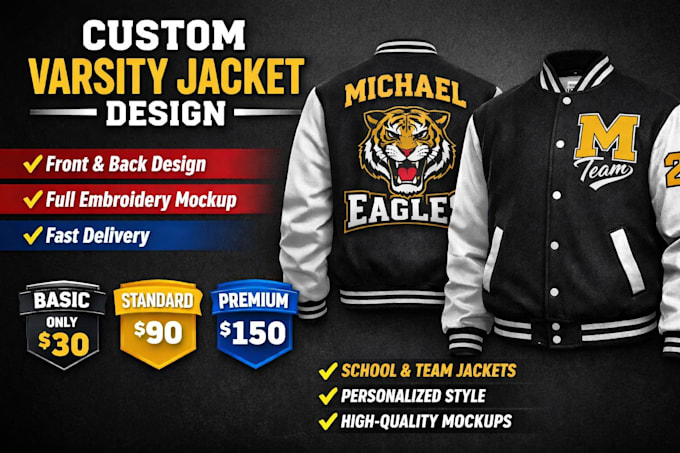 Make premium custom varsity and letterman jackets for schools, teams ...