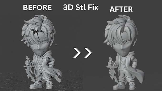Ripara e aggiusta il tuo file stl per una stampa 3d perfetta, ripara ...