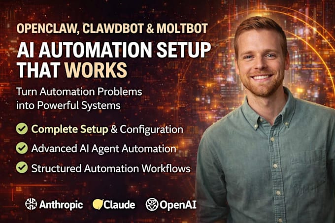 Setup open claw clawd bot moltbot open claw automation open claw ai by ...
