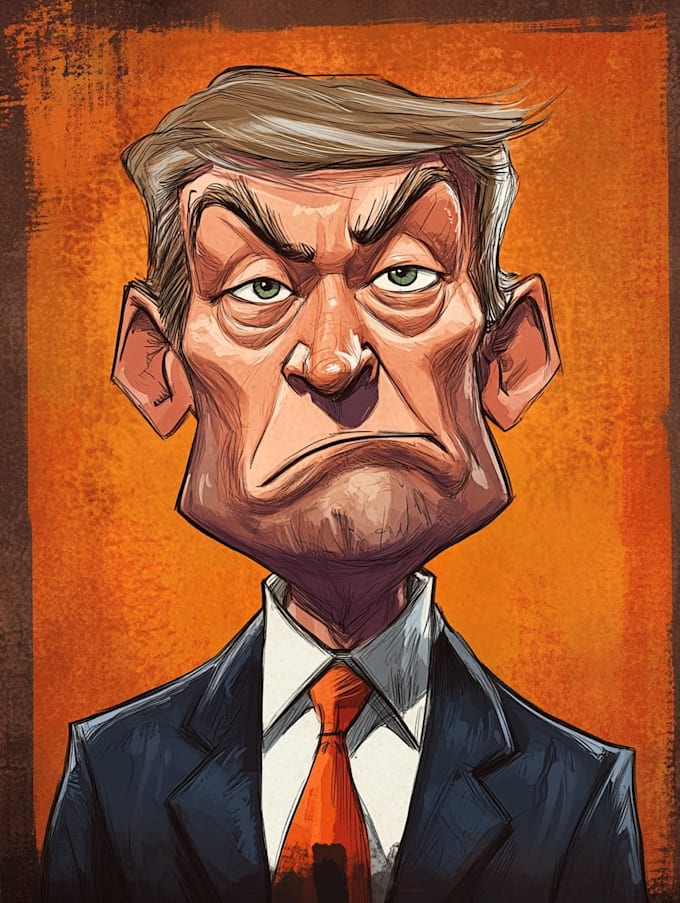 Draw a custom political cartoon for any issue by Hugherrick | Fiverr